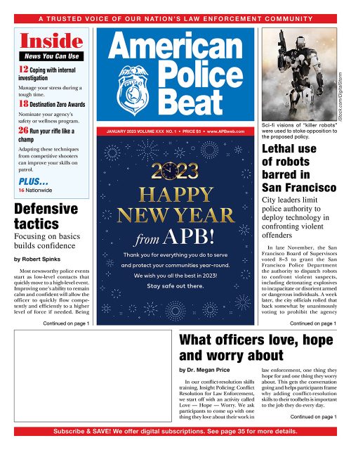 American Police Beat Magazine for Law Enforcement Professionals