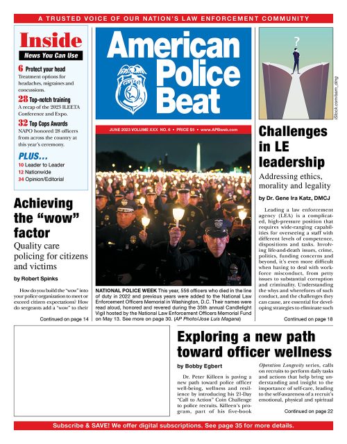 American Police Beat Magazine for Law Enforcement