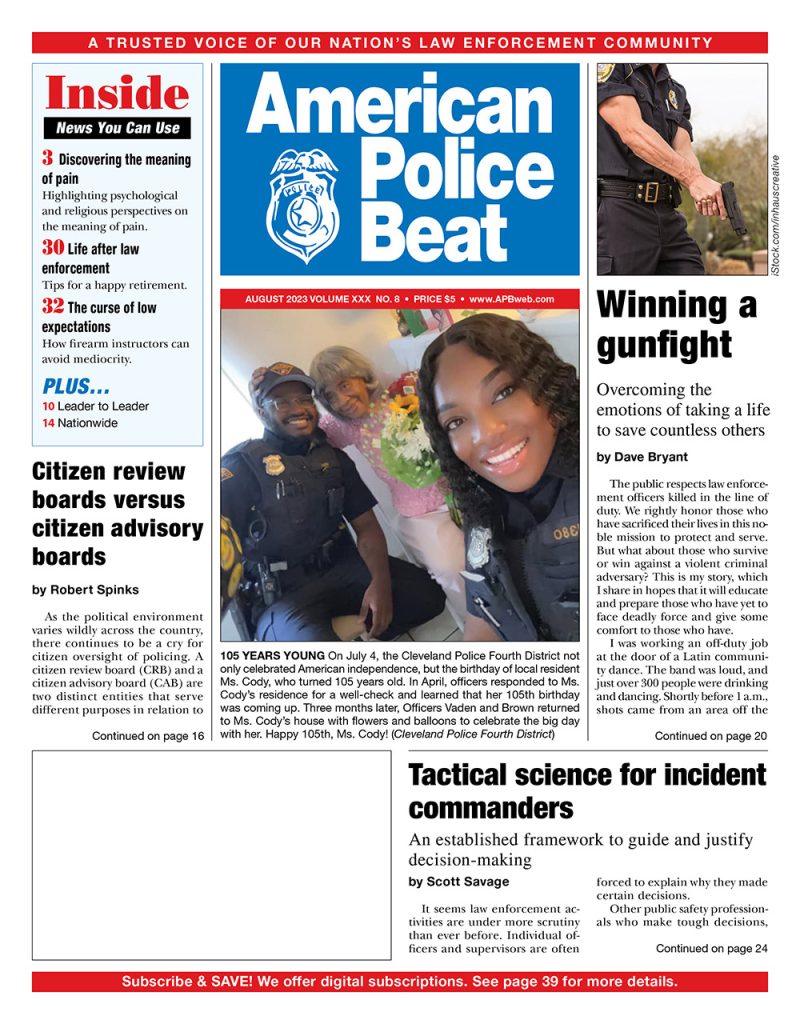 American Police Beat Magazine for Law Enforcement
