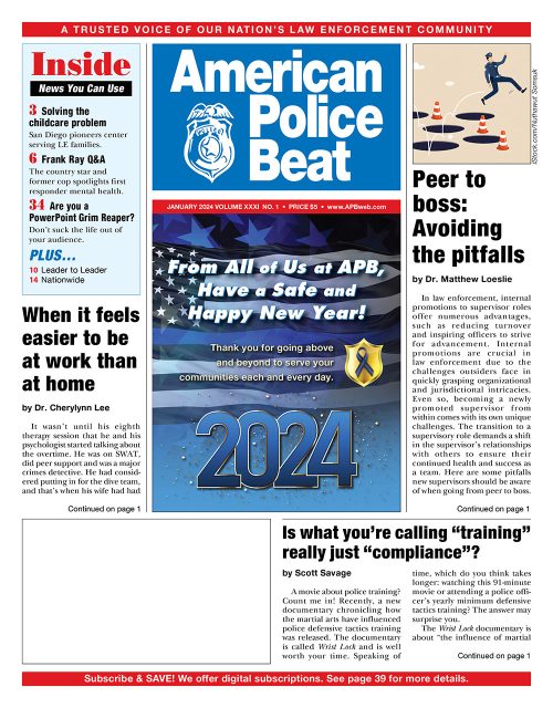American Police Beat Magazine for Law Enforcement
