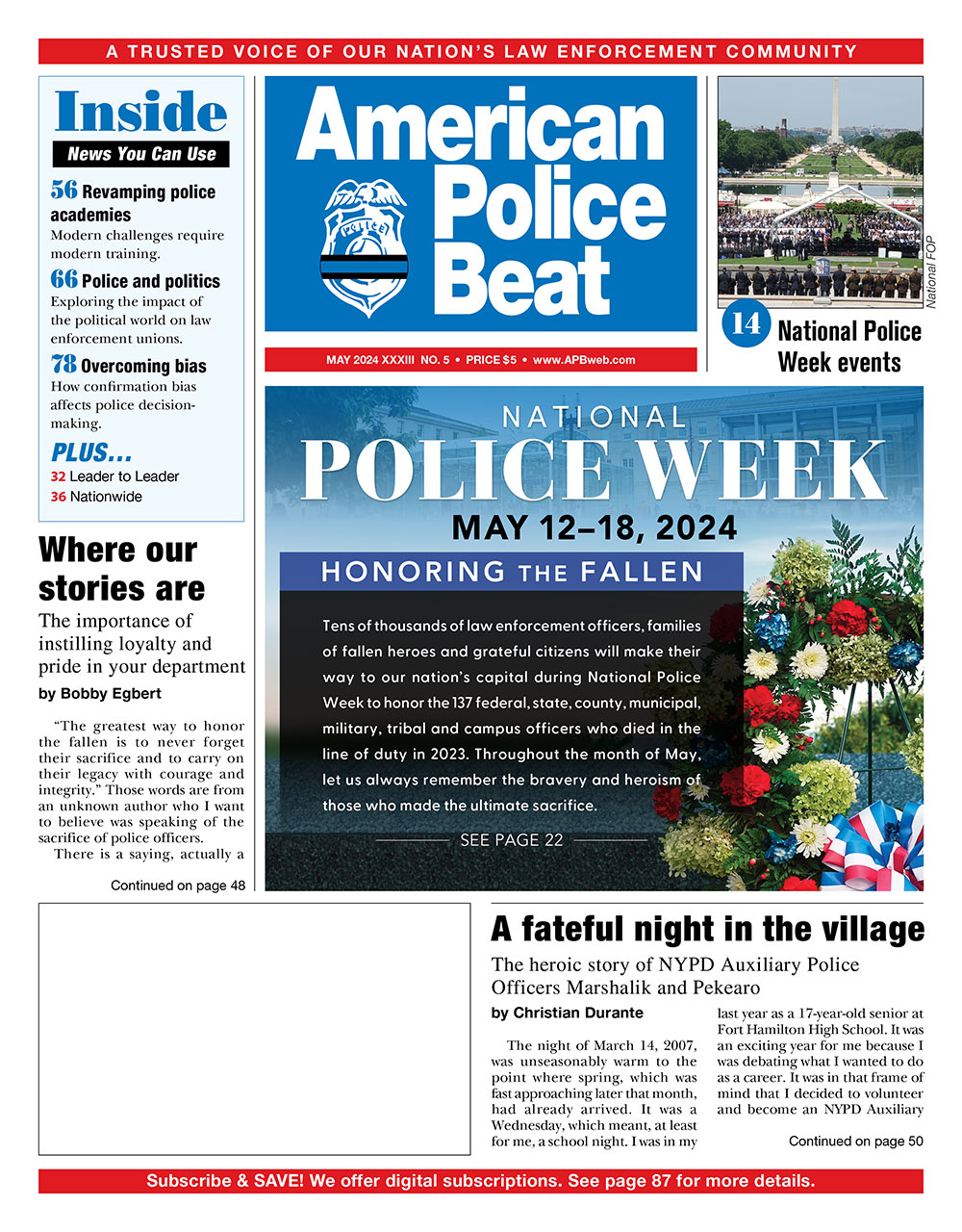 American Police Beat Magazine for Law Enforcement