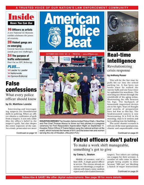 American Police Beat Magazine for Law Enforcement
