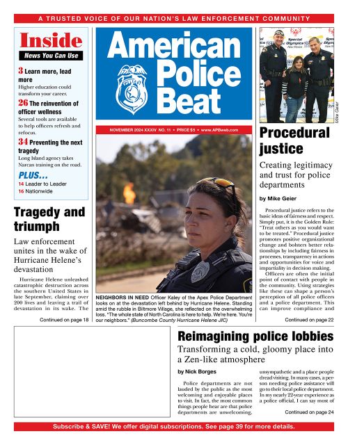 American Police Beat Magazine for Law Enforcement